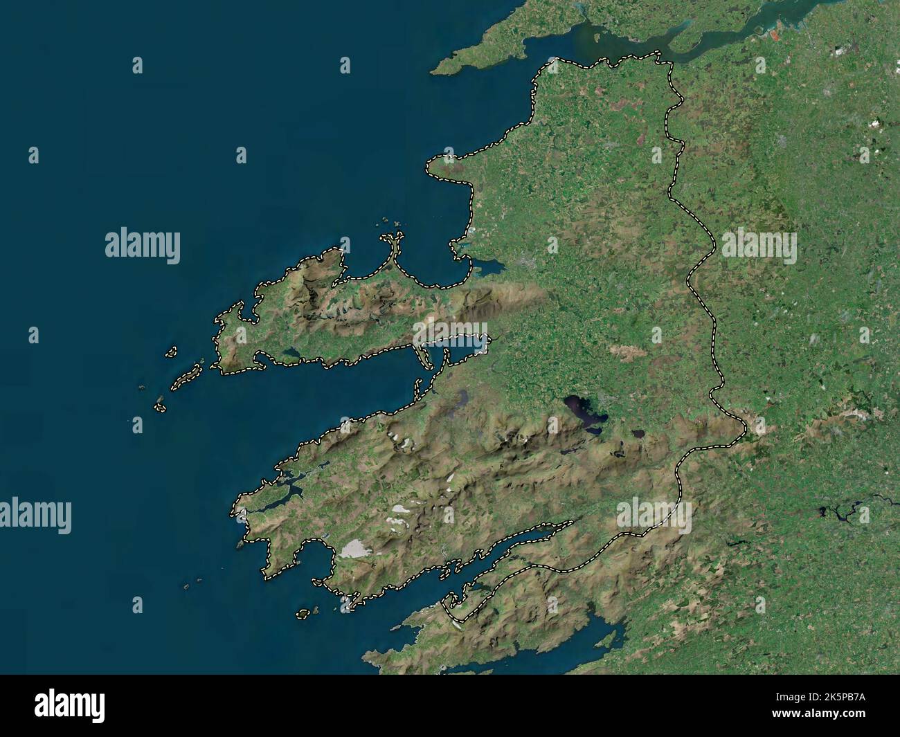 County kerry map hi-res stock photography and images - Alamy