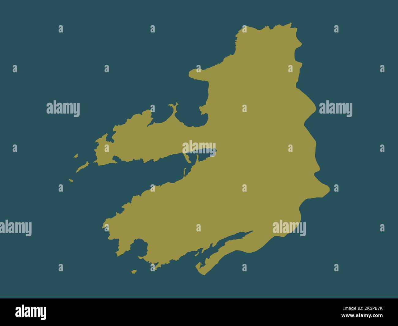Kerry outline map hi-res stock photography and images - Alamy