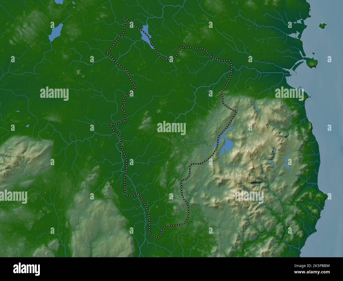 Kildare county map hi-res stock photography and images - Alamy