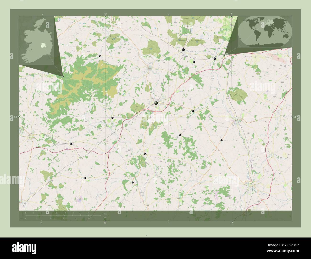 Map of portlaoise hi-res stock photography and images - Alamy