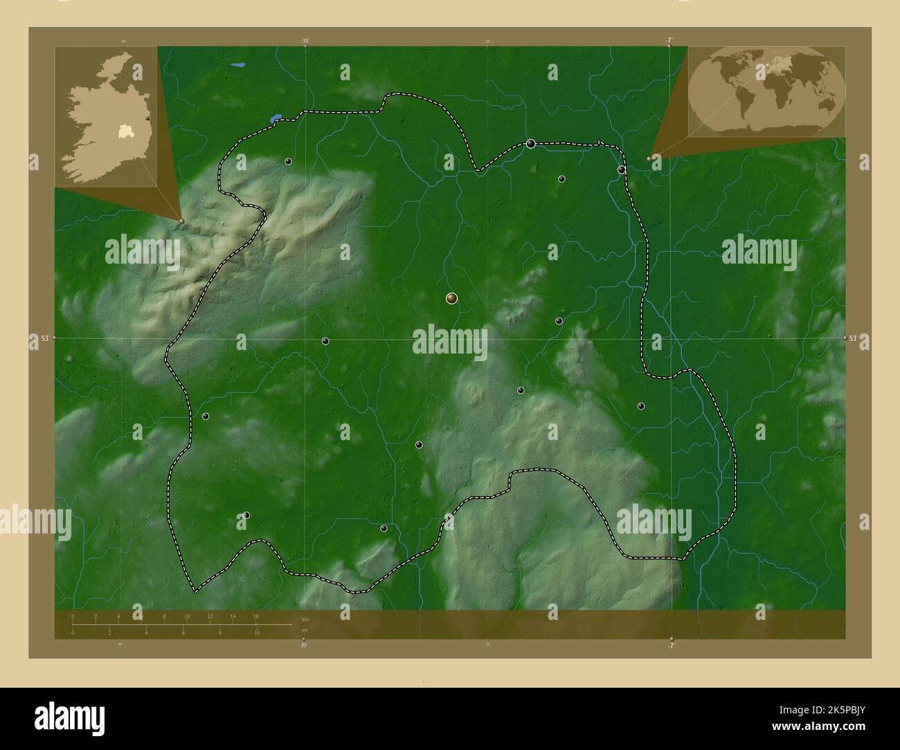 Map of portlaoise hi-res stock photography and images - Alamy