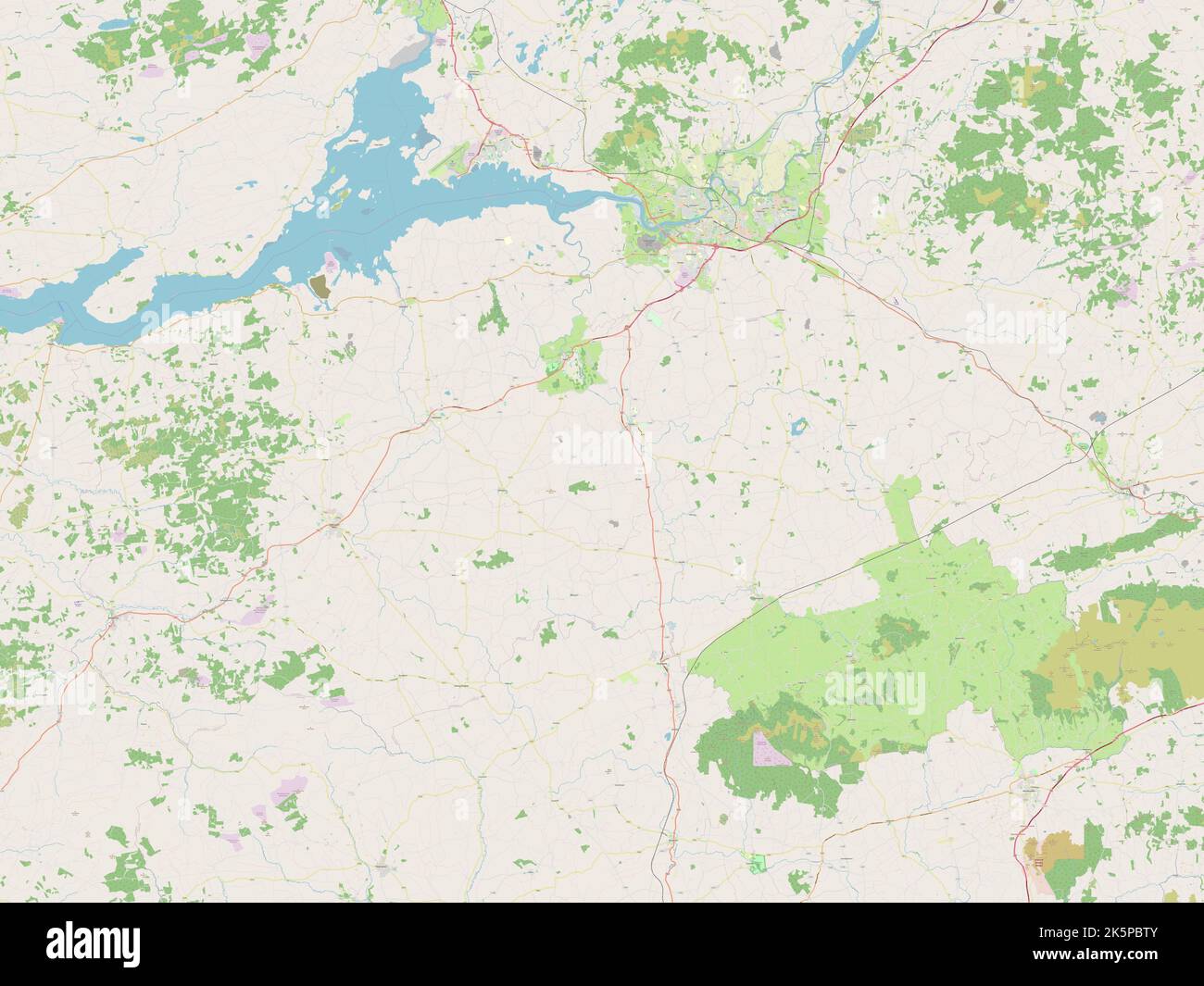 Limerick, county of Ireland. Open Street Map Stock Photo - Alamy