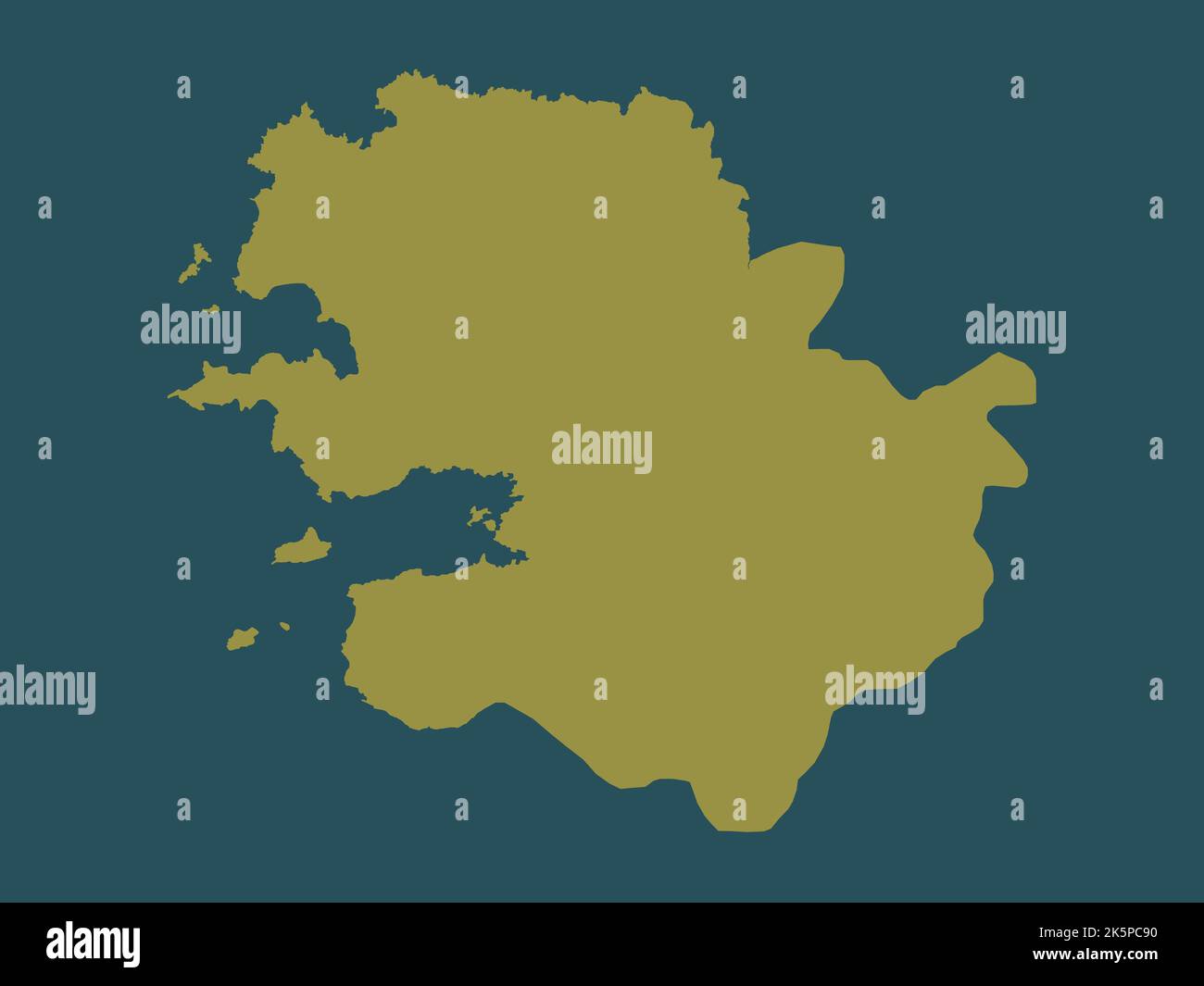 Mayo, county of Ireland. Solid color shape Stock Photo - Alamy