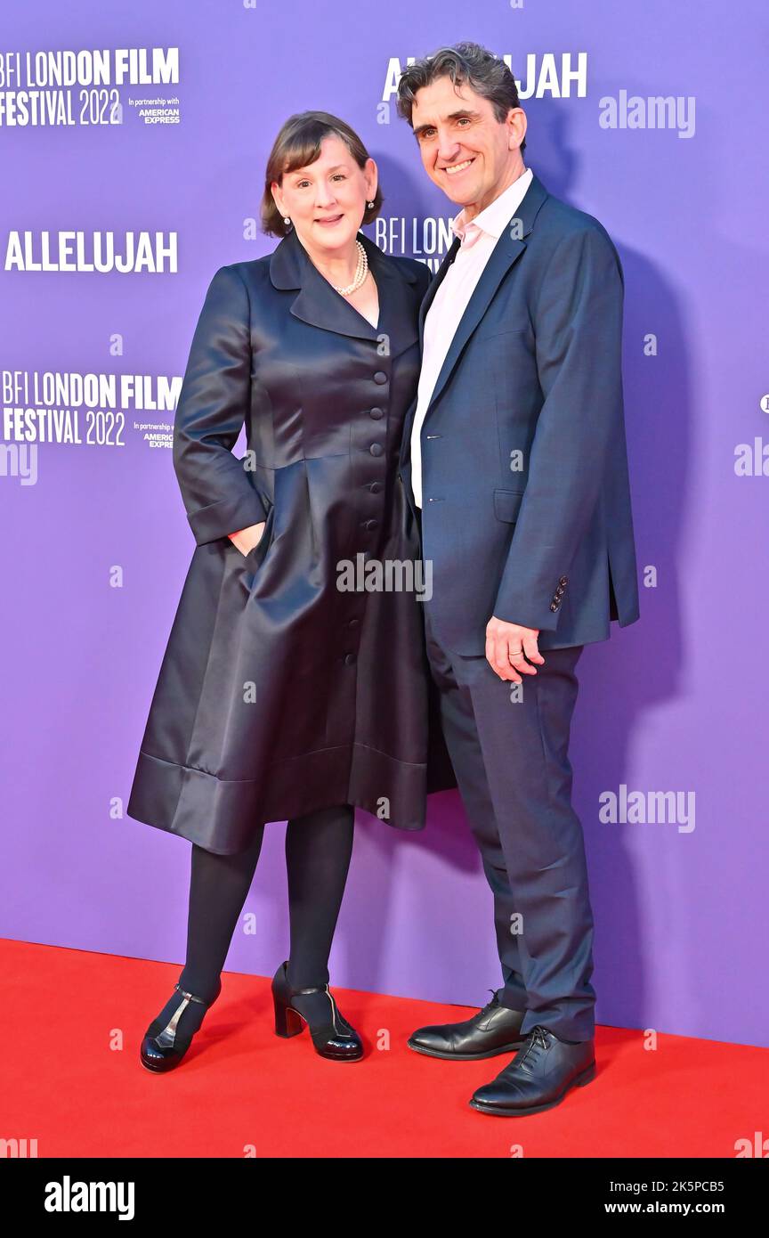 London, UK. 09th Oct, 2022. Heidi Thomas and Stephen McGann arrive at ...