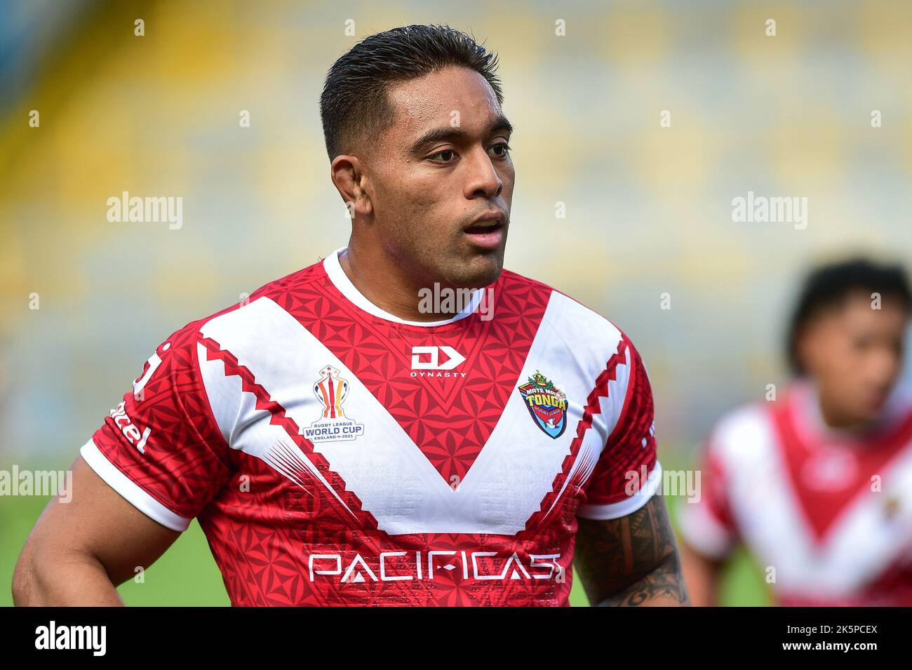Halifax, England -8th October 2022 - Tevita Tatole of Tonga, Rugby ...