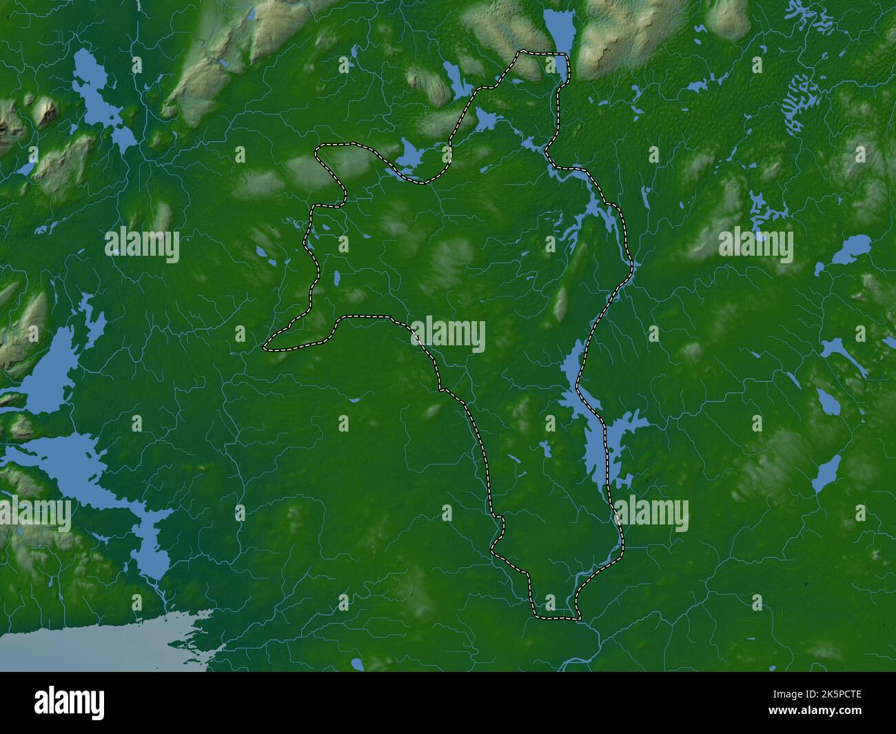 Roscommon county map hi-res stock photography and images - Alamy