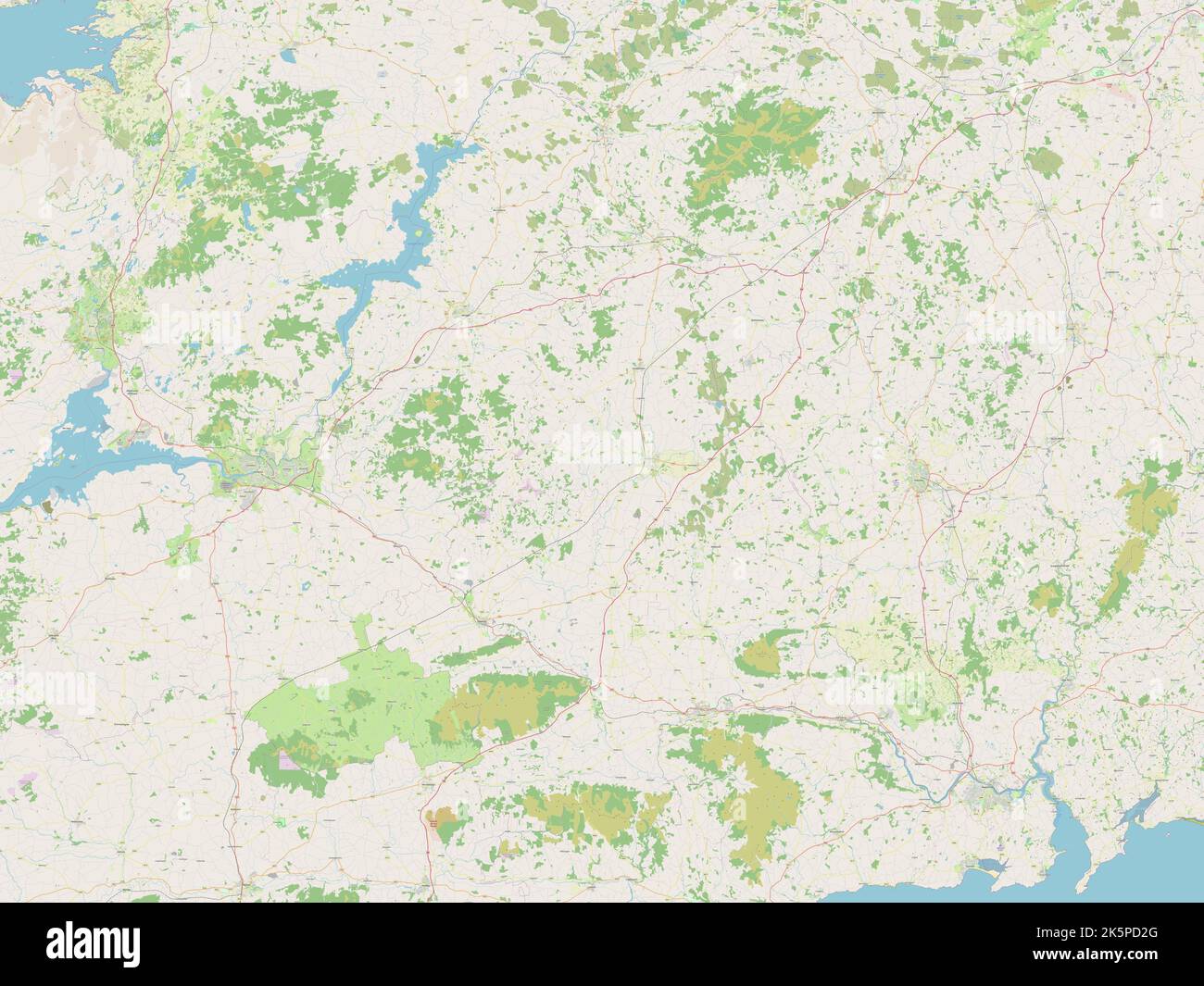 Tipperary, county of Ireland. Open Street Map Stock Photo - Alamy