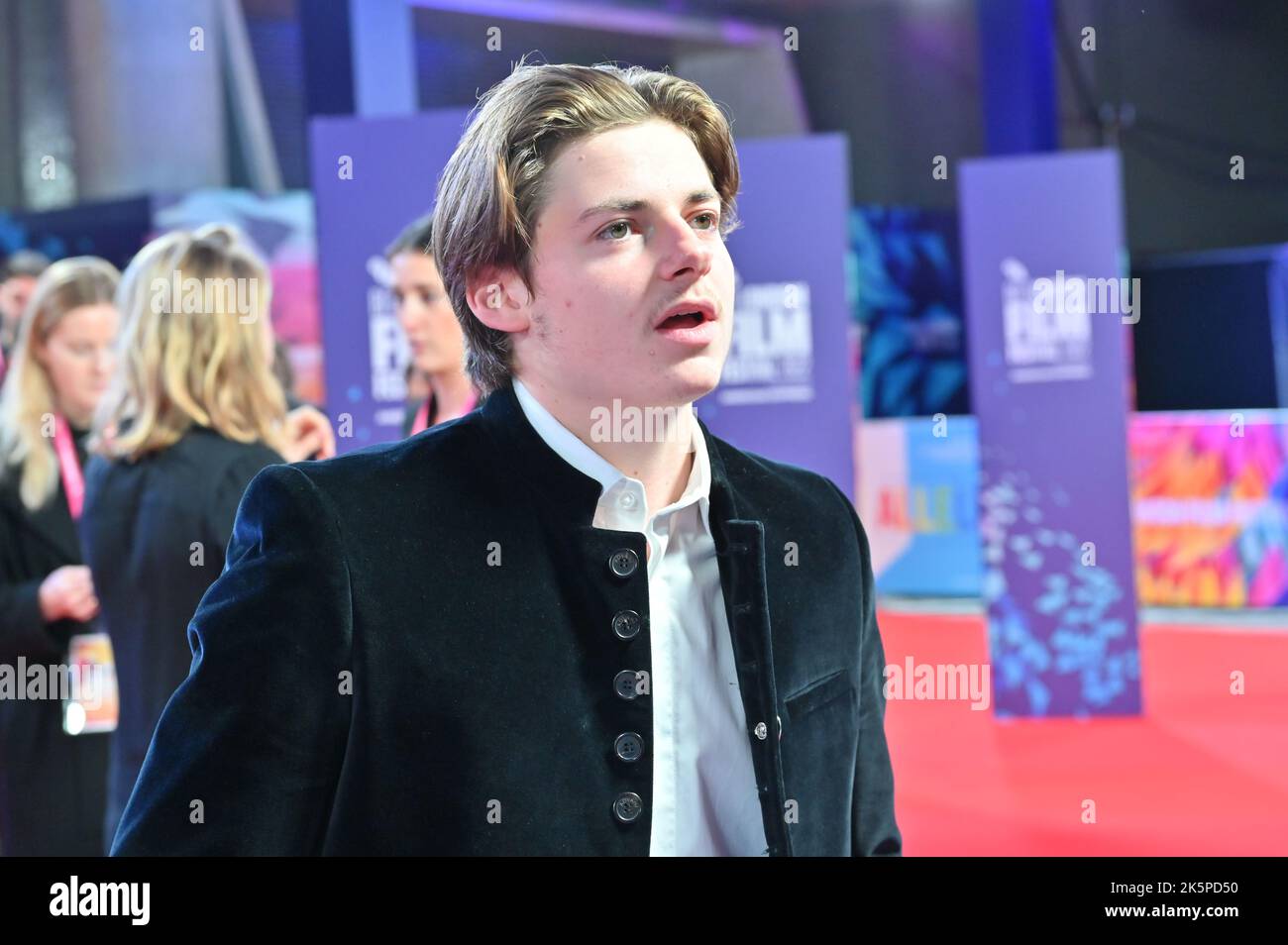 London, UK. 09th Oct, 2022. Louis Serkis-Ashbourne arrive at the ...