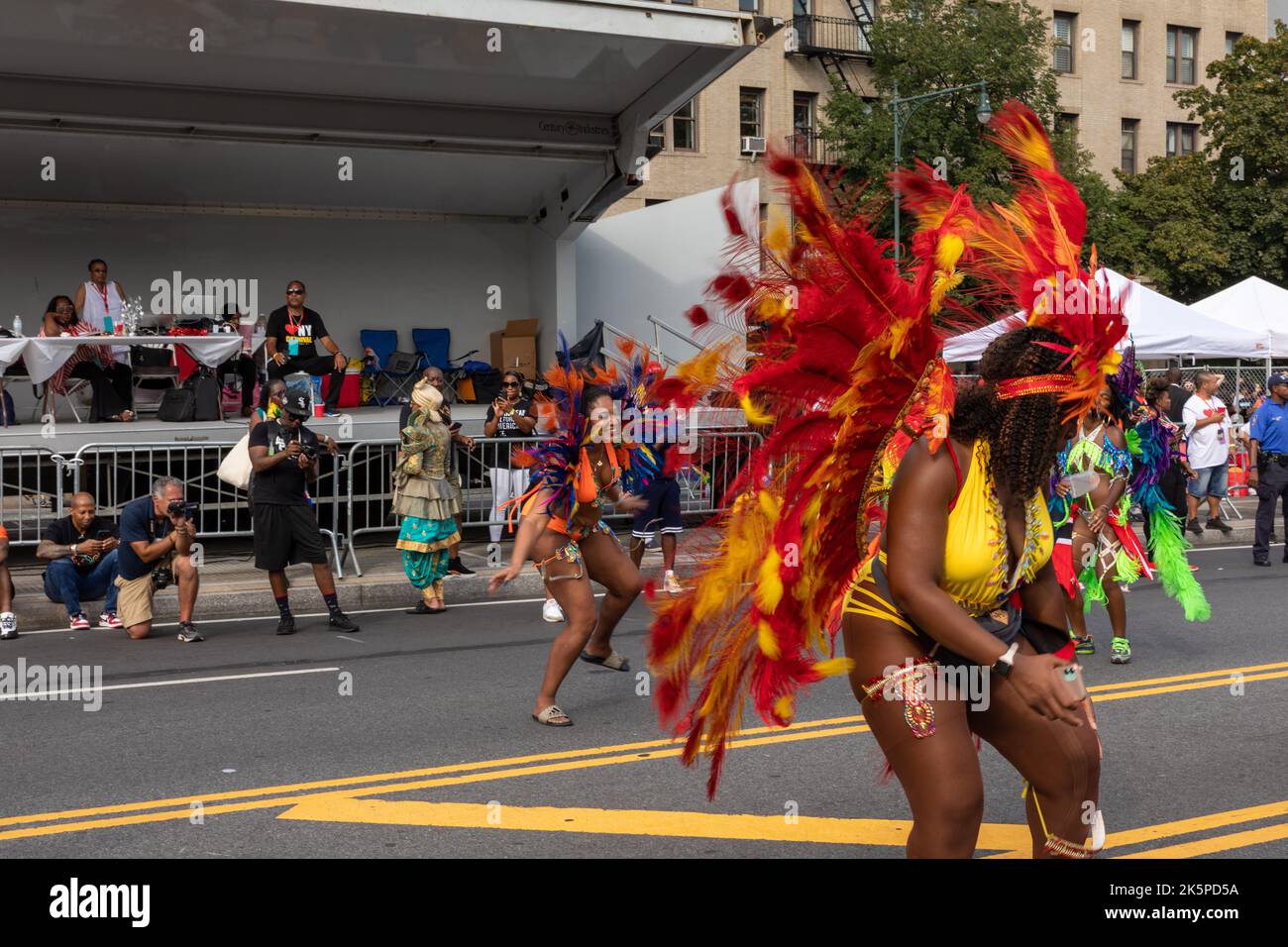 The West Indian Labor Day Parade 2022 in Brooklyn, NY with beautiful ...