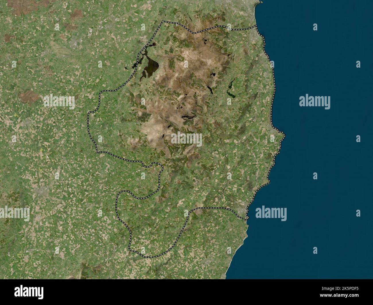 Wicklow, county of Ireland. Low resolution satellite map Stock Photo ...