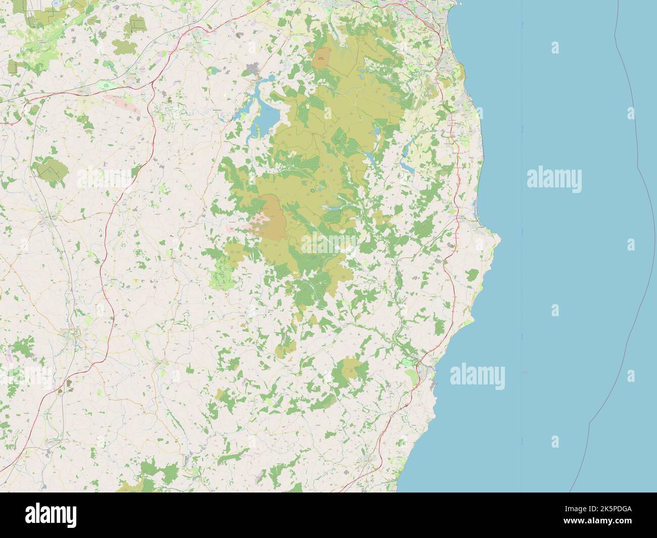 Map of rathdrum hi-res stock photography and images - Alamy