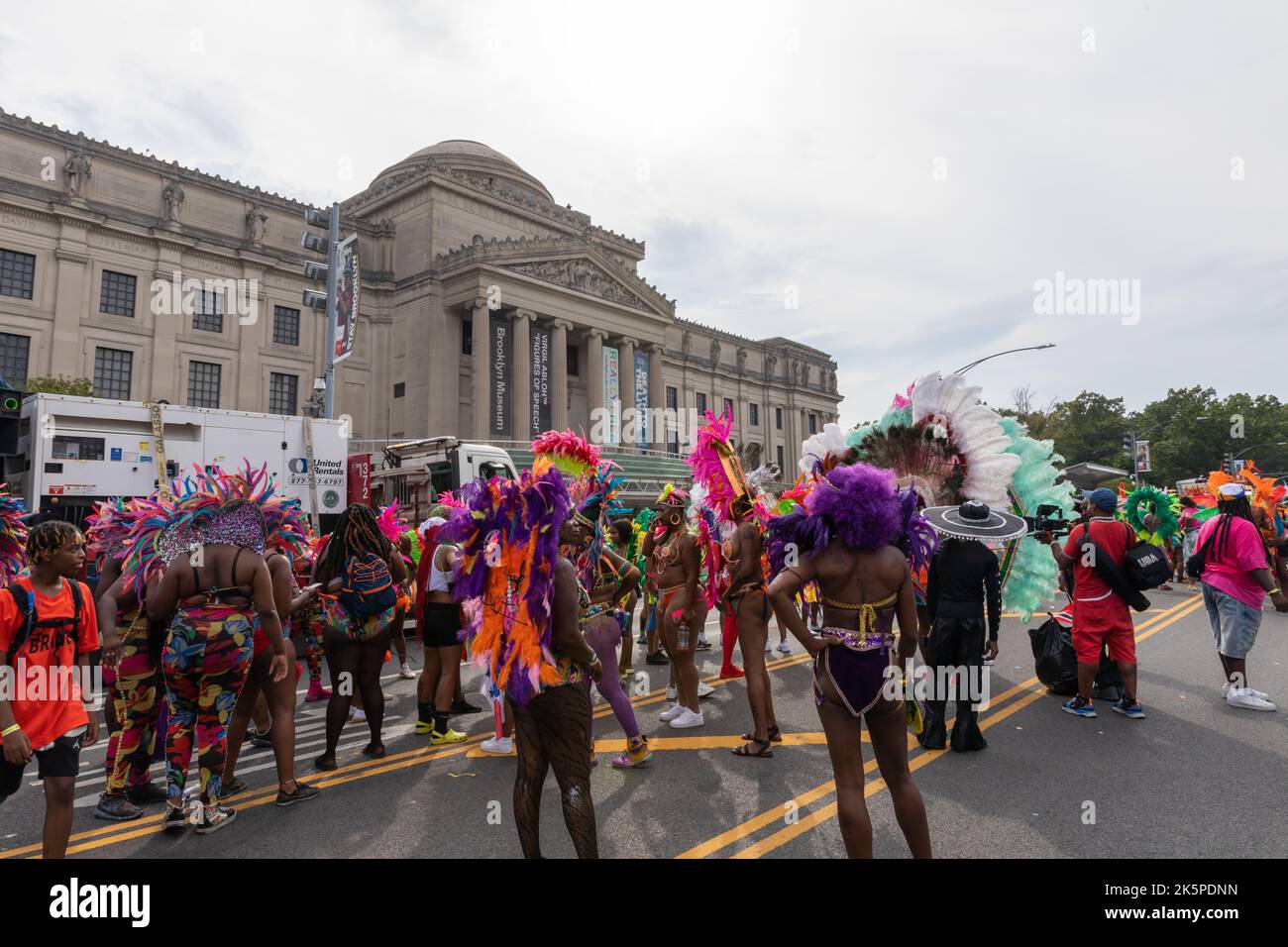 The West Indian Labor Day Parade 2022 in Brooklyn, NY with beautiful ...