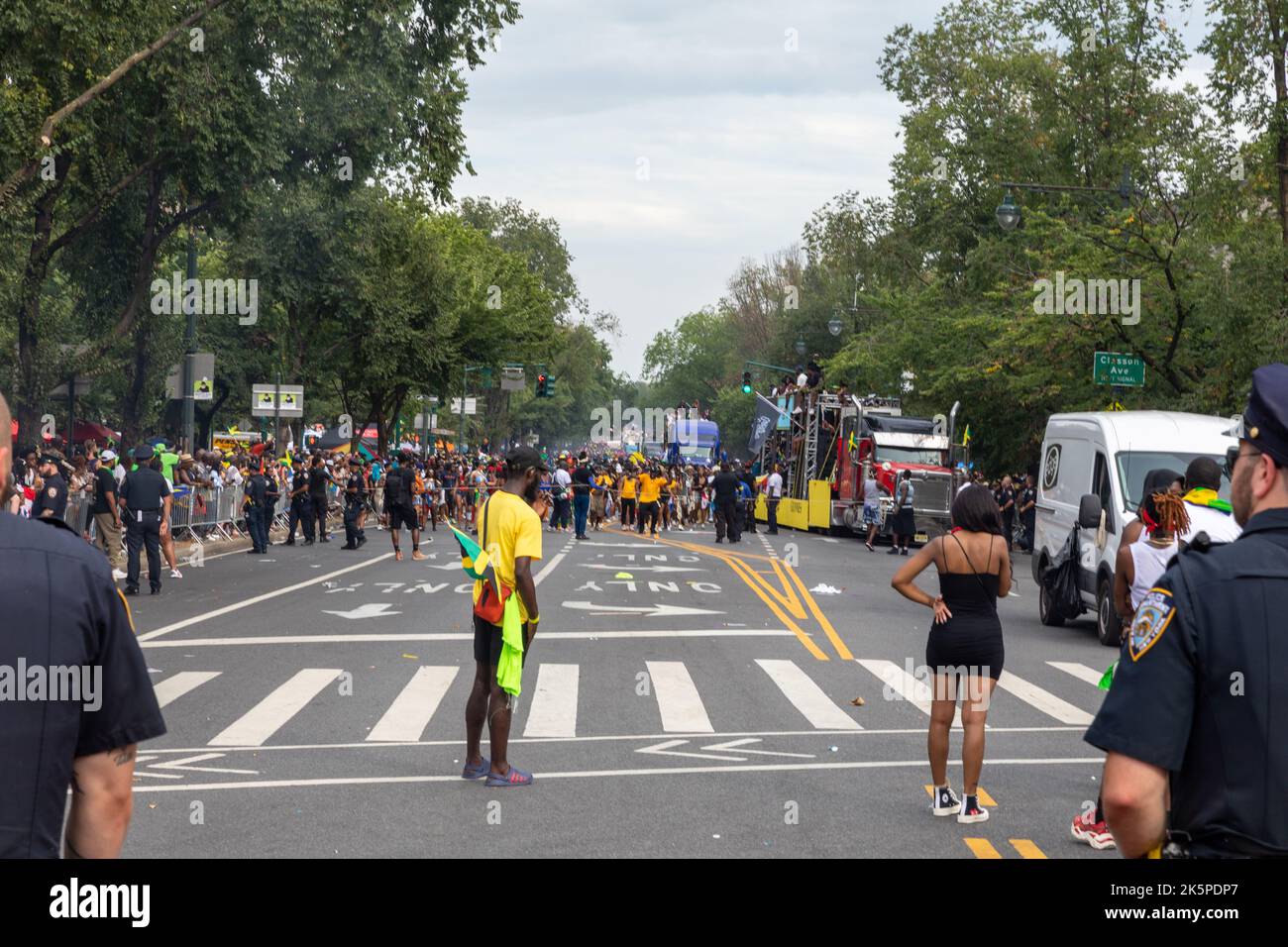 The West Indian Labor Day Parade 2022 in Brooklyn, NY with beautiful ...