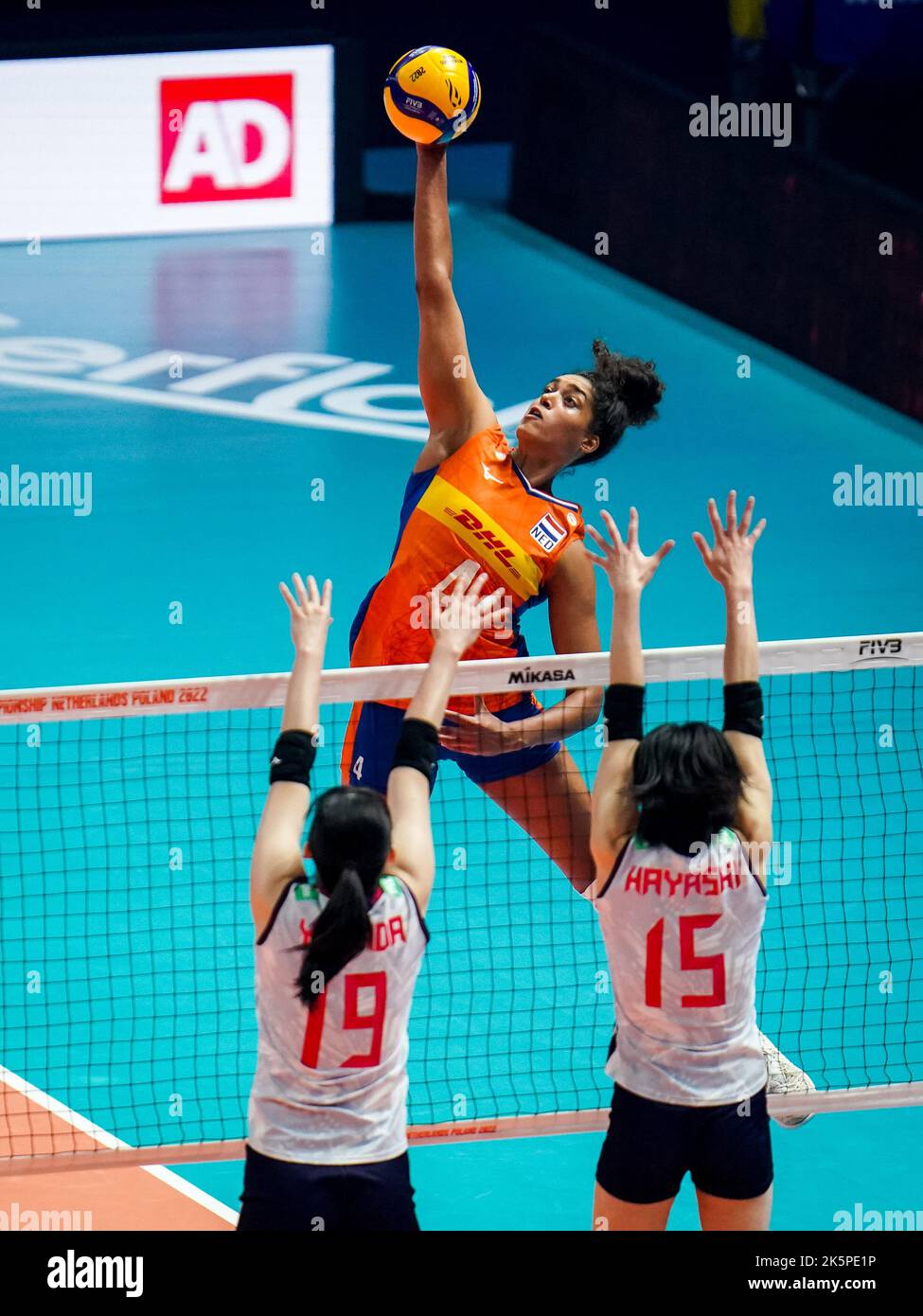 ROTTERDAM, NETHERLANDS - OCTOBER 9: Celeste Plak of the Netherlands ...
