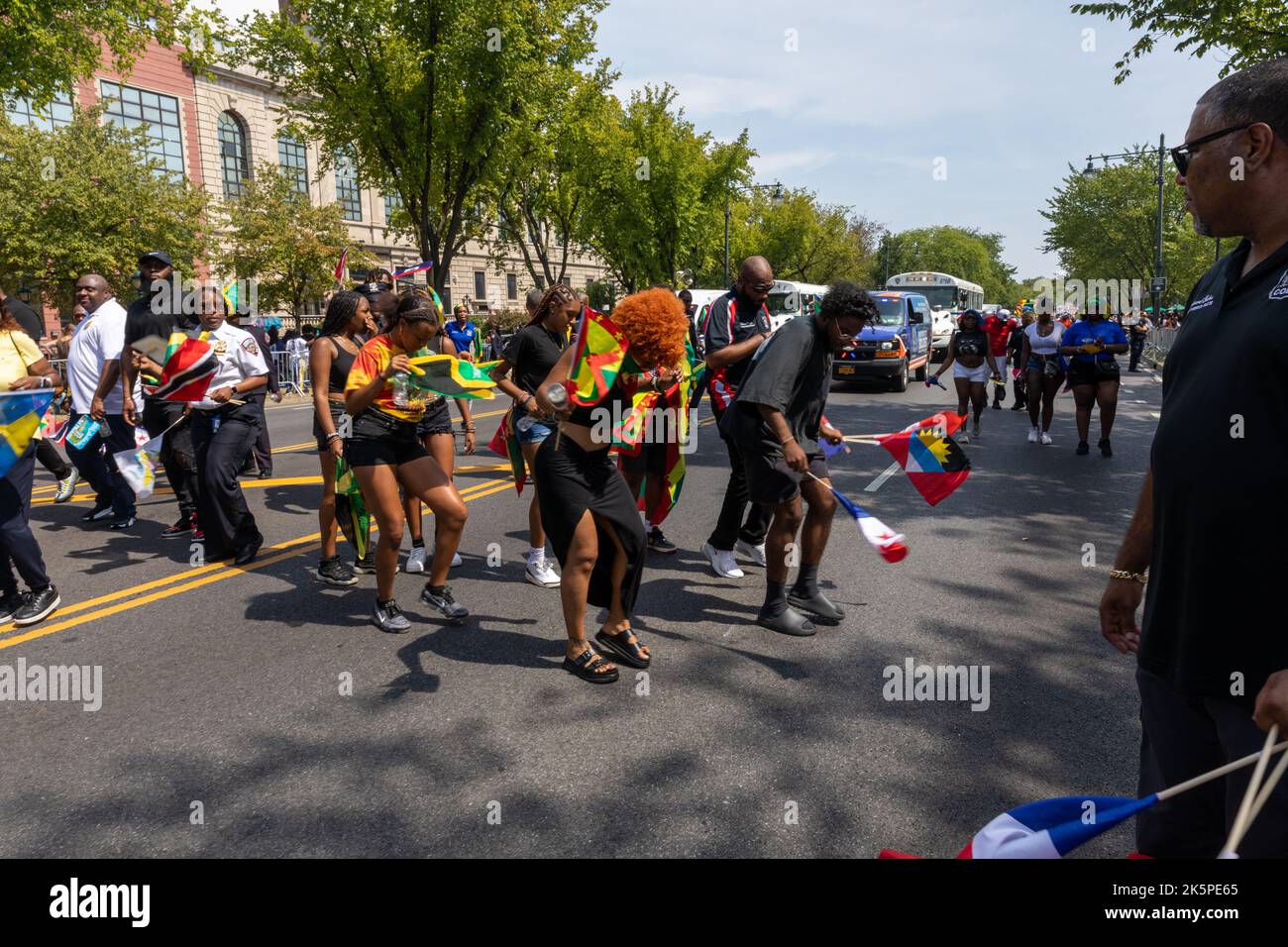 The West Indian Labor Day Parade 2022 in Brooklyn NY Stock Photo - Alamy