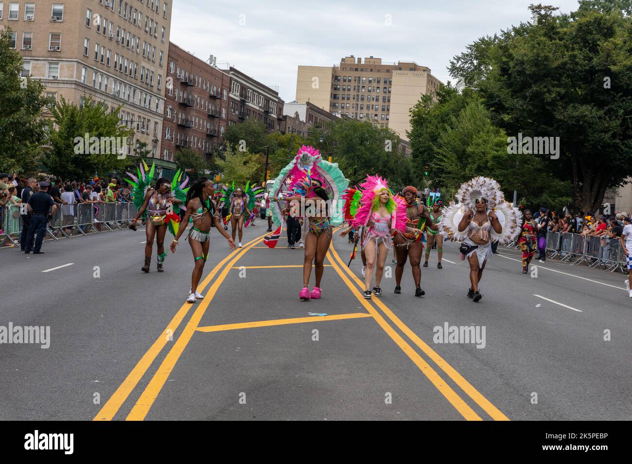 The West Indian Labor Day Parade 2022 in Brooklyn, NY with beautiful ...