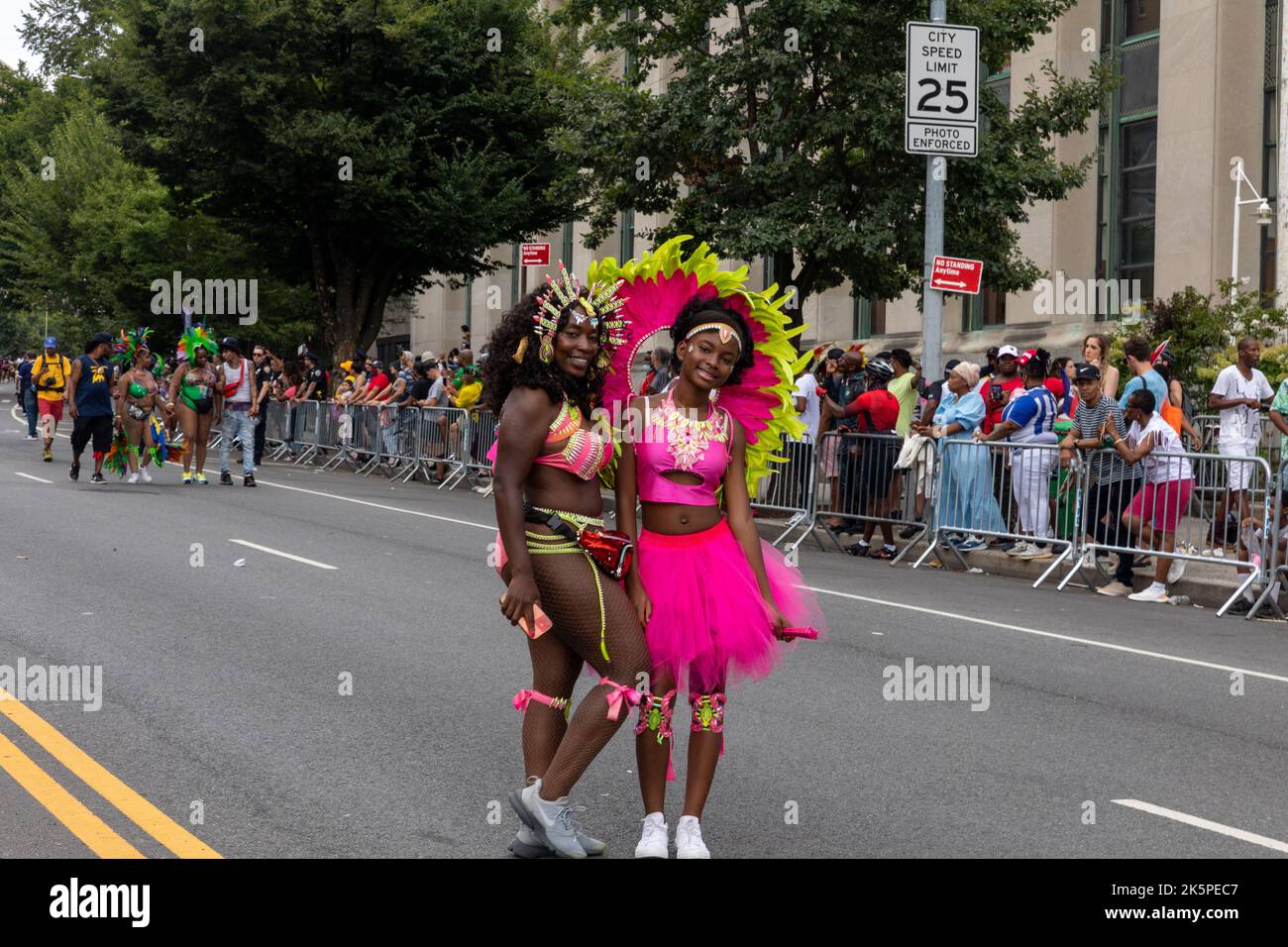The West Indian Labor Day Parade 2022 in Brooklyn, NY with beautiful ...