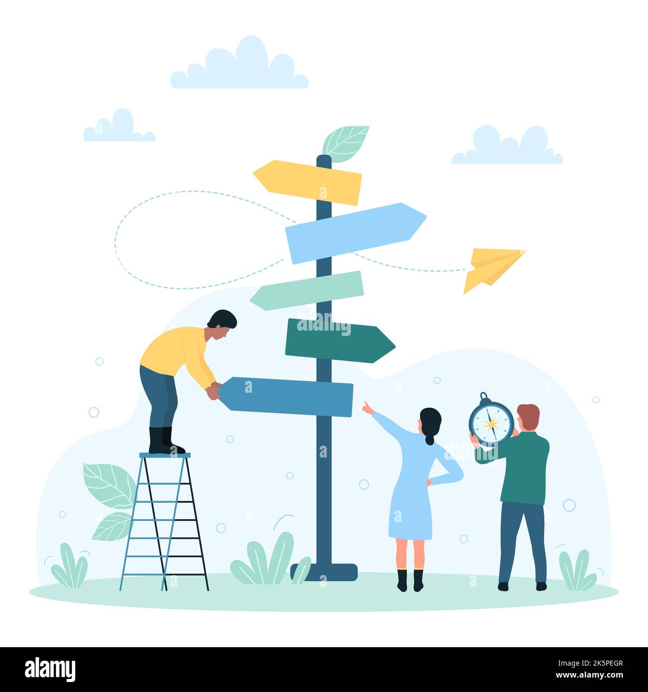 Psychology compass Stock Vector Images - Alamy