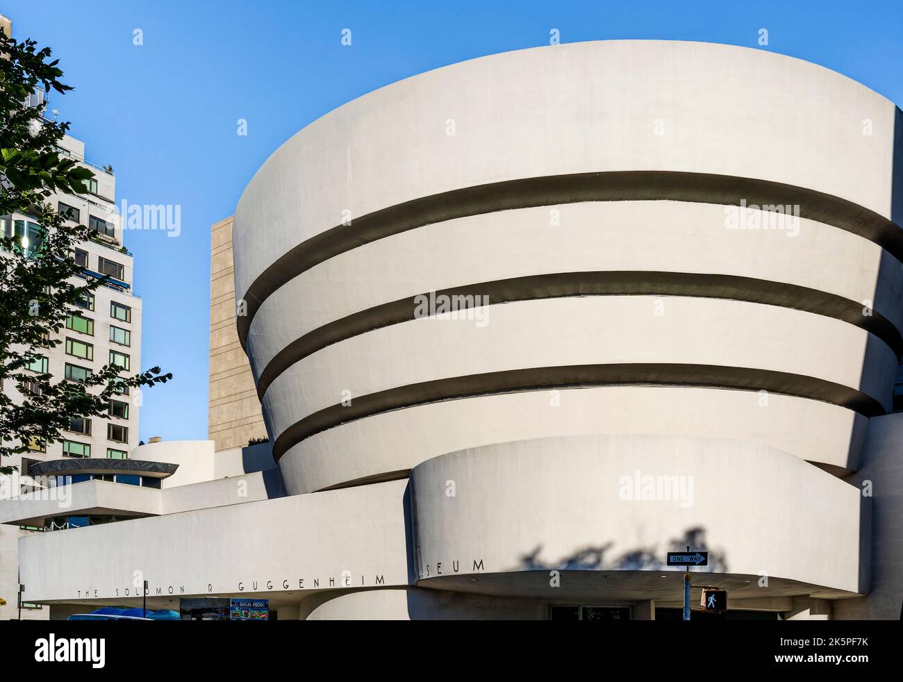Exterior of Solomon R. Guggenheim Museum, contemporary art museum ...
