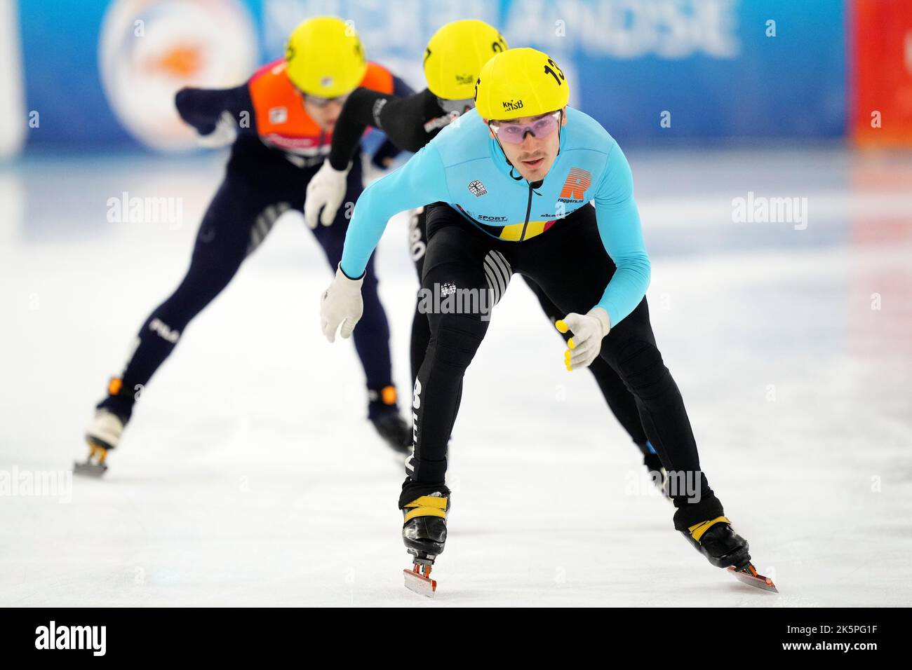 HEERENVEEN, NETHERLANDS - OCTOBER 9: Stijn Desmet, Belgium competing ...
