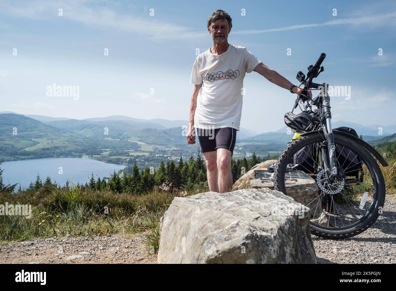 Scotland cycling great glen way hi-res stock photography and images - Alamy