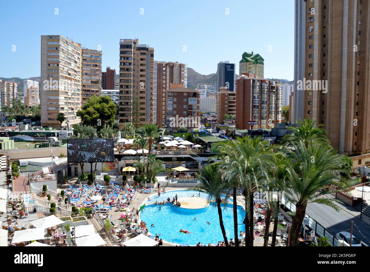 Spain benidorm pool hi-res stock photography and images - Alamy