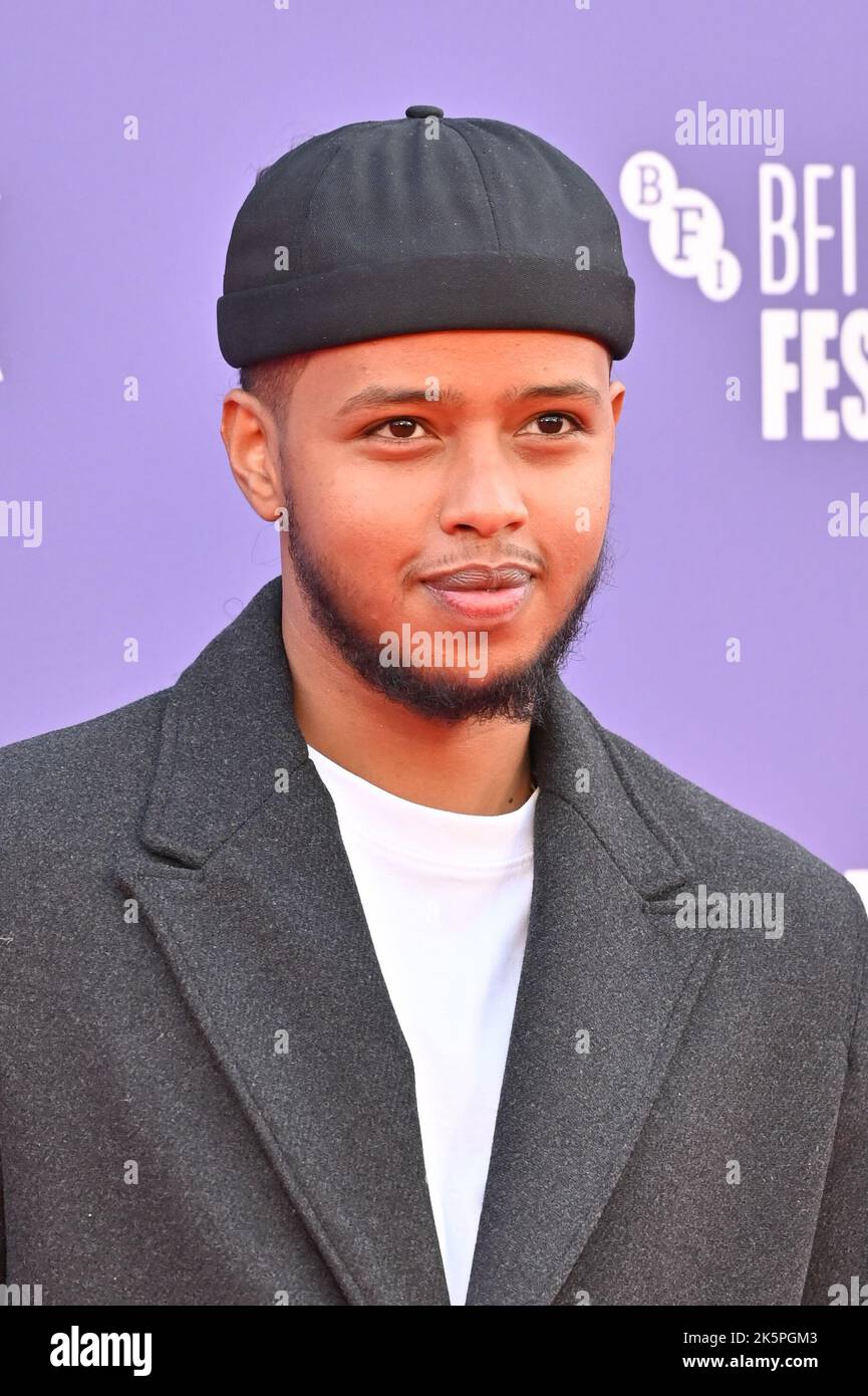 Elmi Rashid Elmi attend The Swimmers - UK Premiere of the BFI London ...