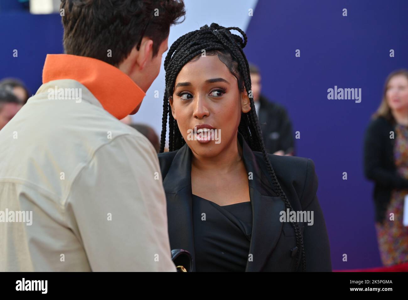 Nahel Tzegai attend The Swimmers - UK Premiere of the BFI London Film ...
