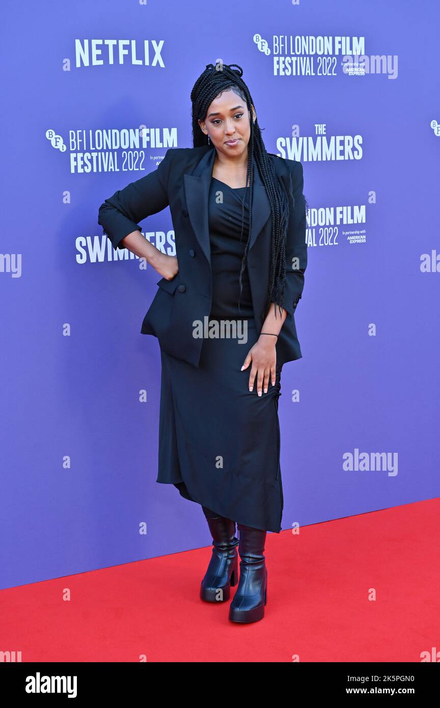 Nahel Tzegai attend The Swimmers - UK Premiere of the BFI London Film ...