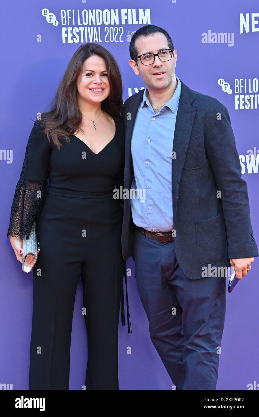 Racheline Benveniste and Ali Jaafar attend The Swimmers - UK Premiere ...