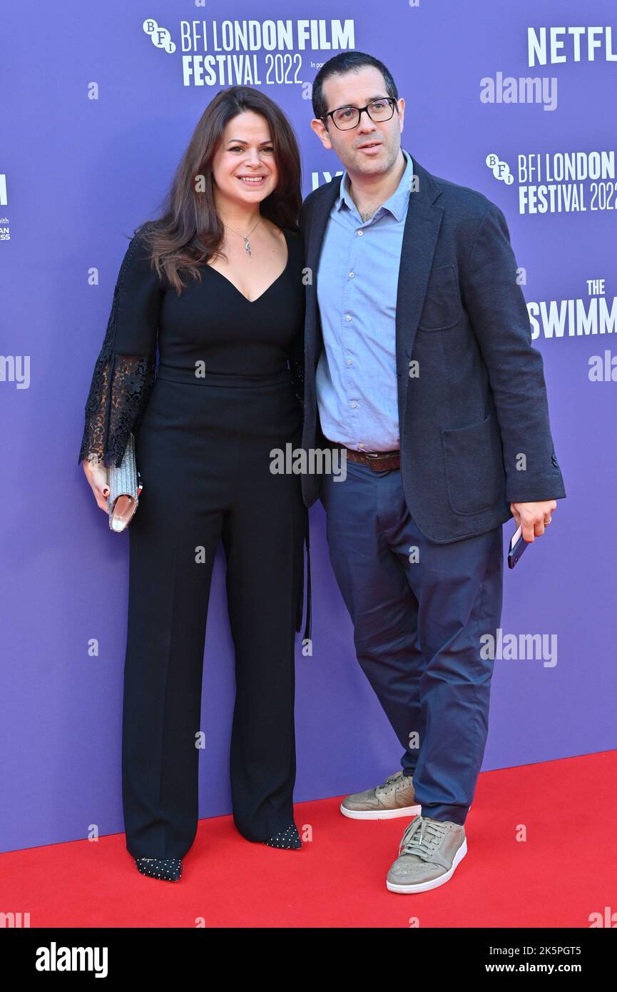 Racheline Benveniste and Ali Jaafar attend The Swimmers - UK Premiere ...