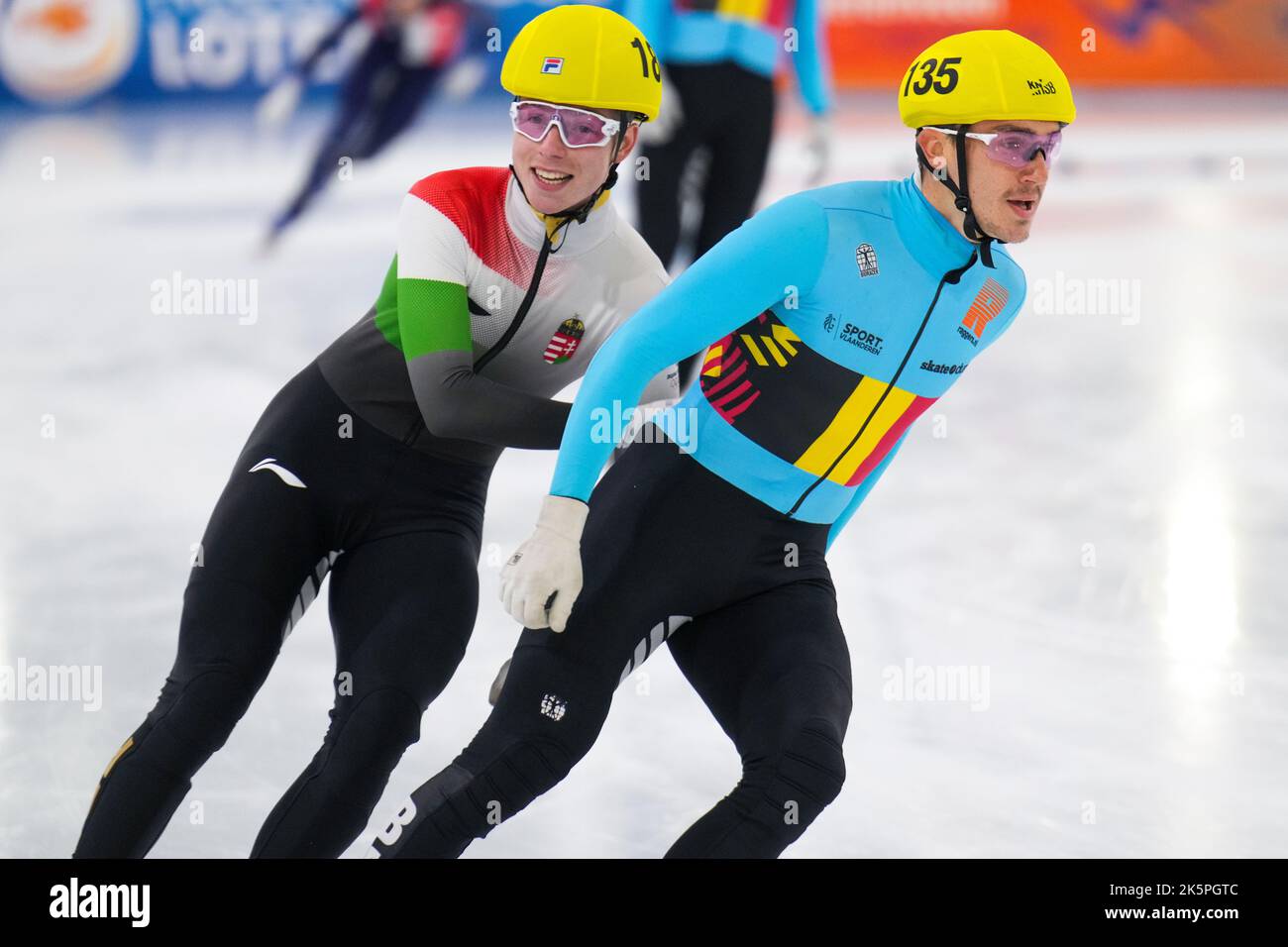 HEERENVEEN, NETHERLANDS - OCTOBER 9: Bence Nograndi, Hungary, Stijn ...