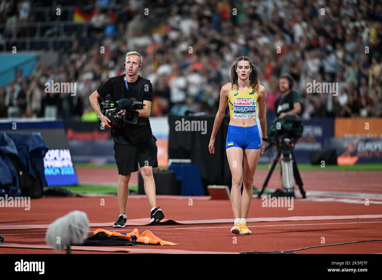 Yaroslava Mahuchikh participating in the High Jump of the European ...