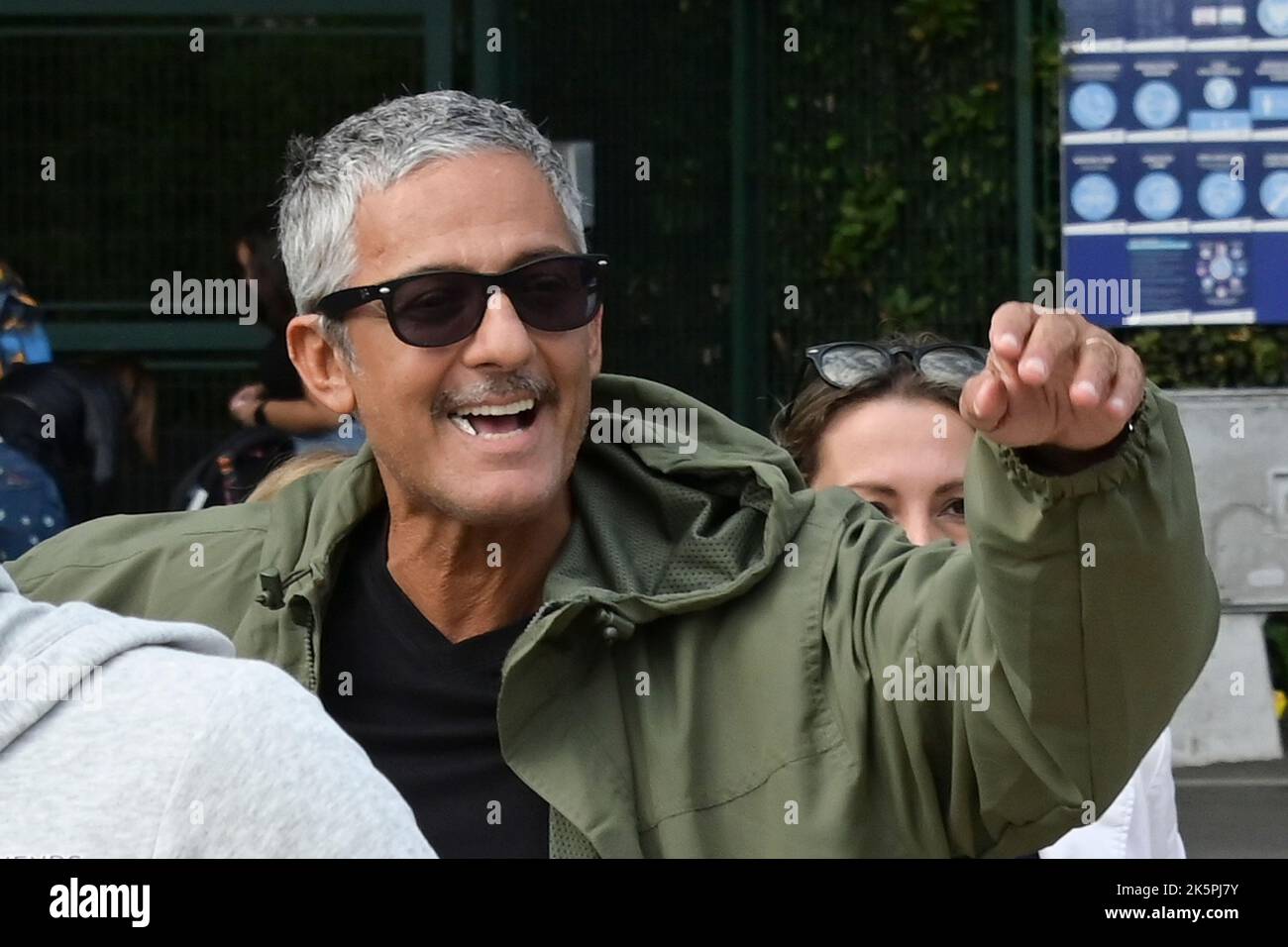 Rosario Fiorello attends the second day of the Tennis and Friends event ...