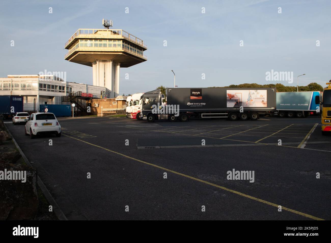 The Pennine Tower, Lancaster Services, Lancashire, England, UK Stock ...
