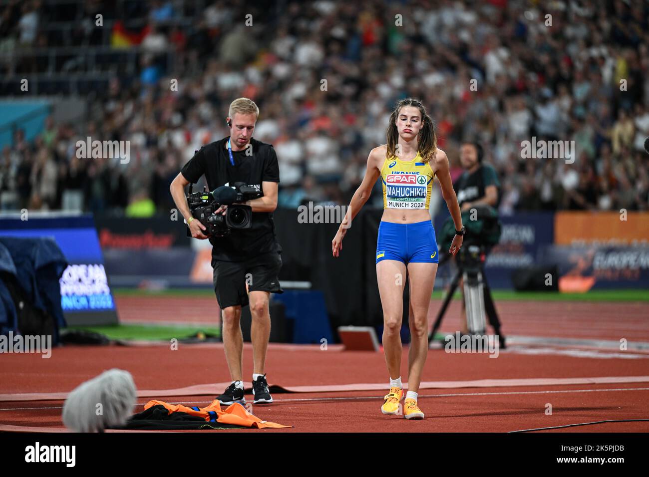Yaroslava Mahuchikh participating in the High Jump of the European ...