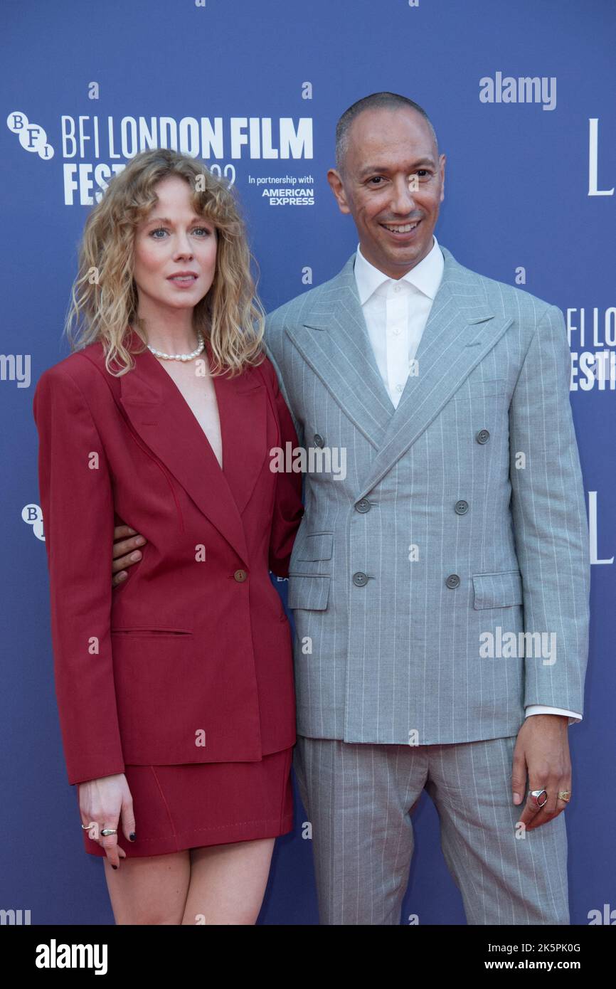 Zoe Boyle and Oliver Hermanus attending the Living Premiere as part of ...