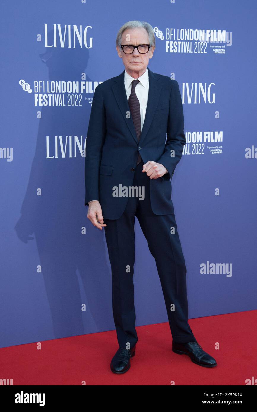 Bill Nighy attending the Living Premiere as part of the 66th BFI London ...
