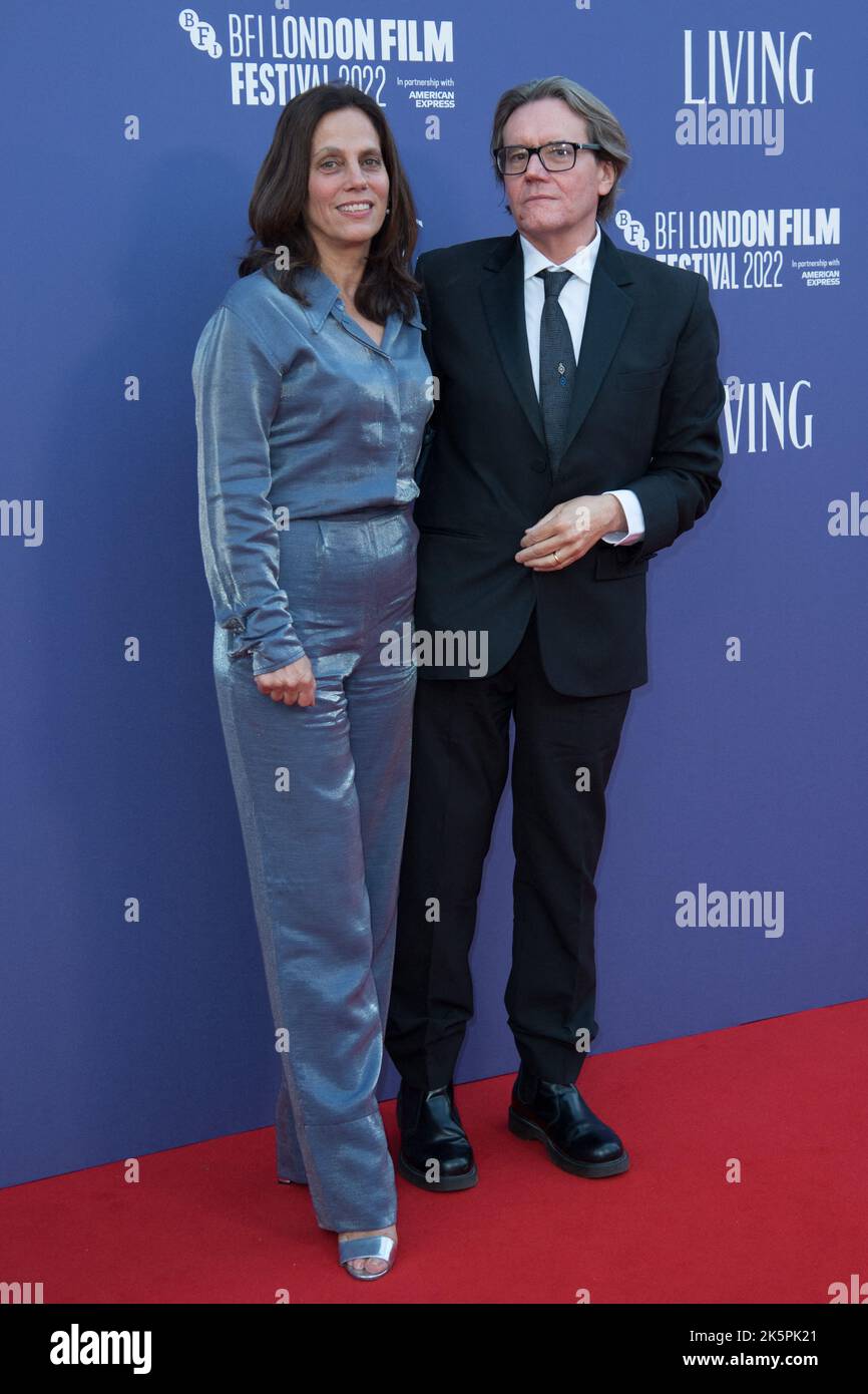 Elizabeth Karlsen and Stephen Woolley attending the Living Premiere as ...