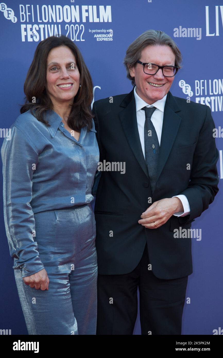Elizabeth Karlsen and Stephen Woolley attending the Living Premiere as ...