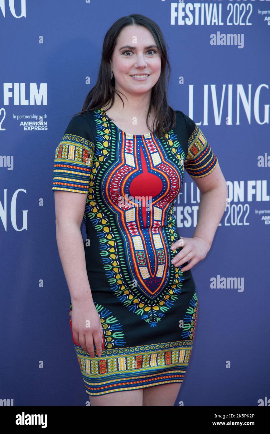 Alison Harris attending the Living Premiere as part of the 66th BFI ...