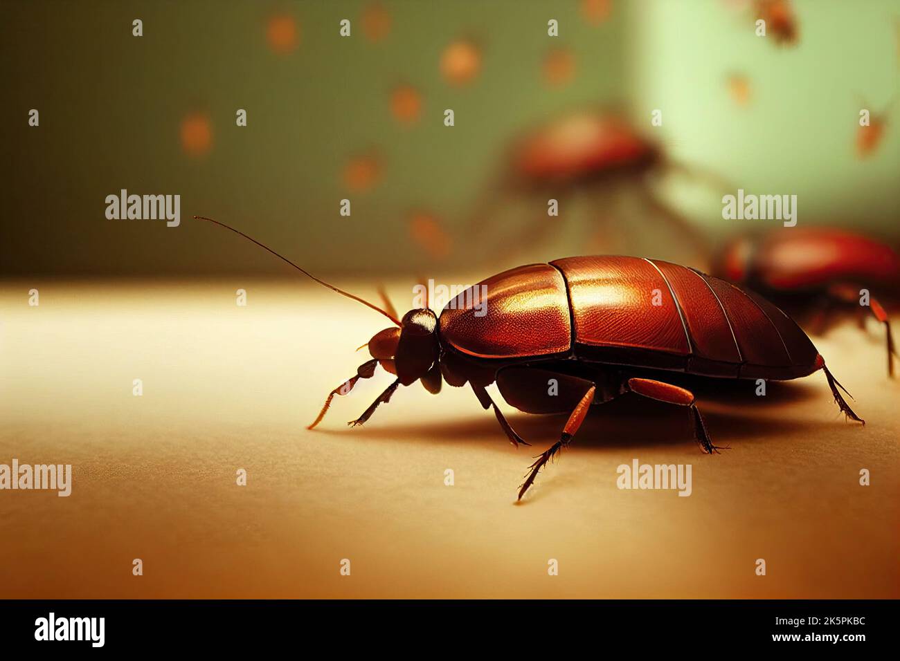 A Picture Of Cockroach Attack