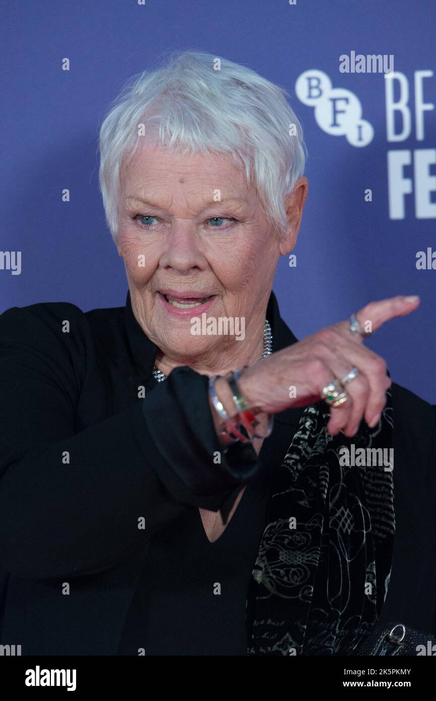 Judi Dench attending the Allelujah Premiere as part of the 66th BFI ...