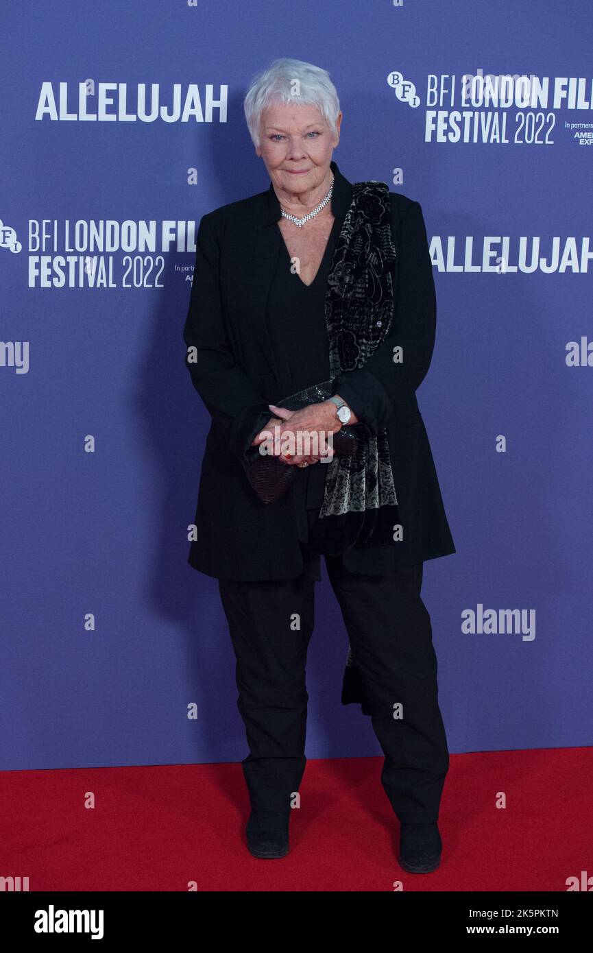 Judi Dench attending the Allelujah Premiere as part of the 66th BFI ...