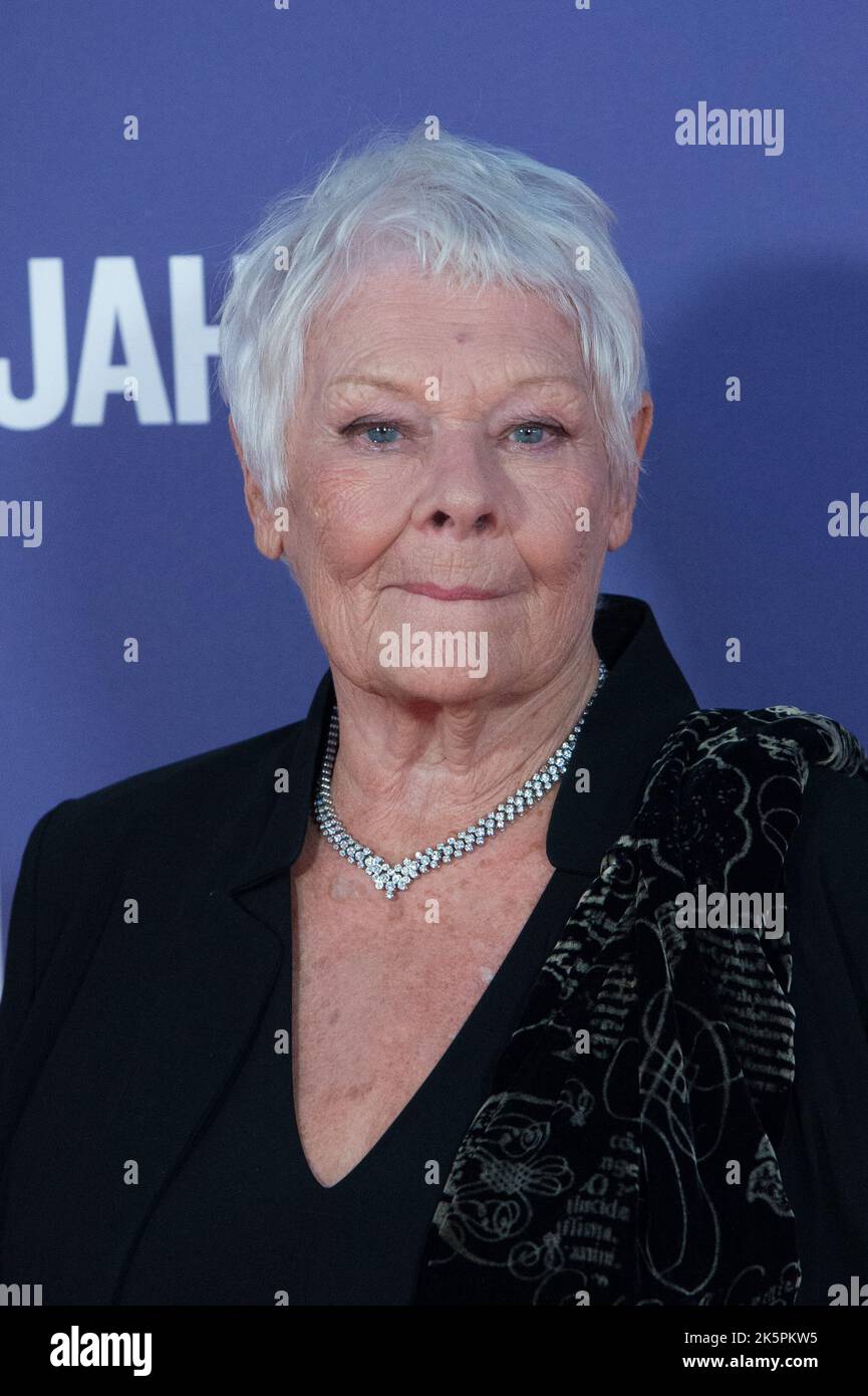 Judi Dench attending the Allelujah Premiere as part of the 66th BFI ...