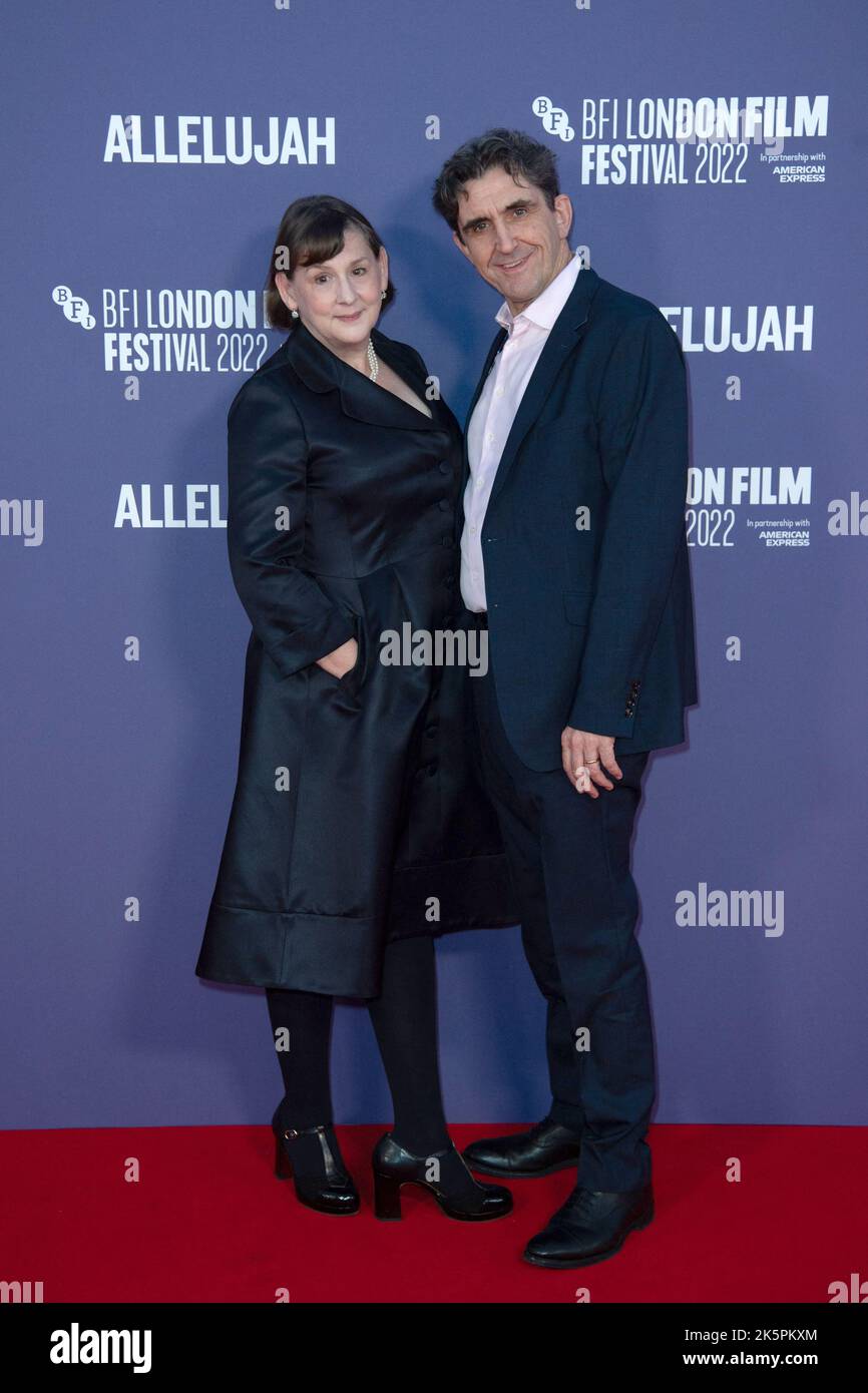Heidi Thomas and Stephen McGann attending the Allelujah Premiere as ...