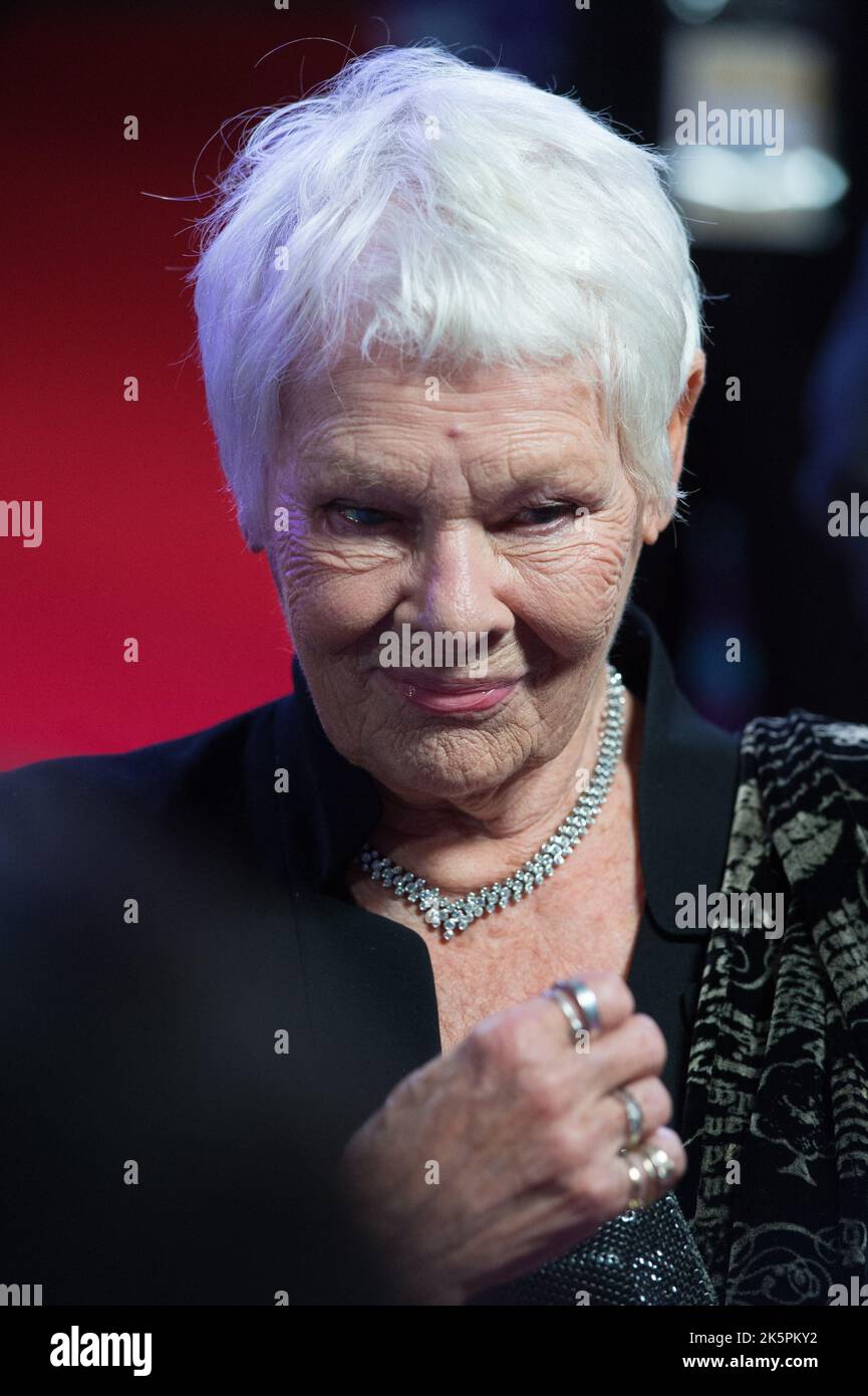 Judi Dench attending the Allelujah Premiere as part of the 66th BFI ...