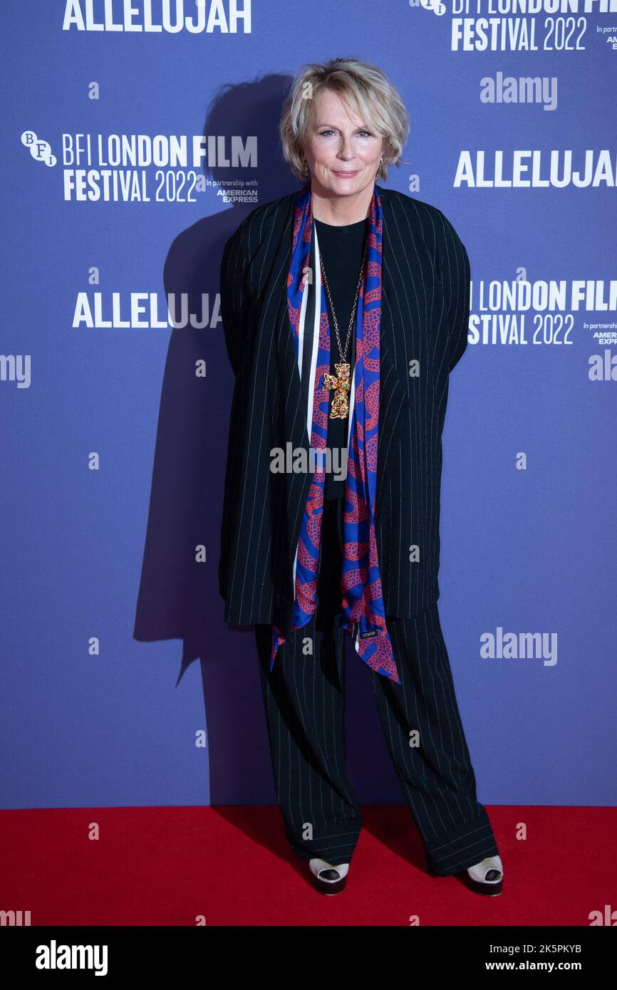 Jennifer Saunders attending the Allelujah Premiere as part of the 66th ...