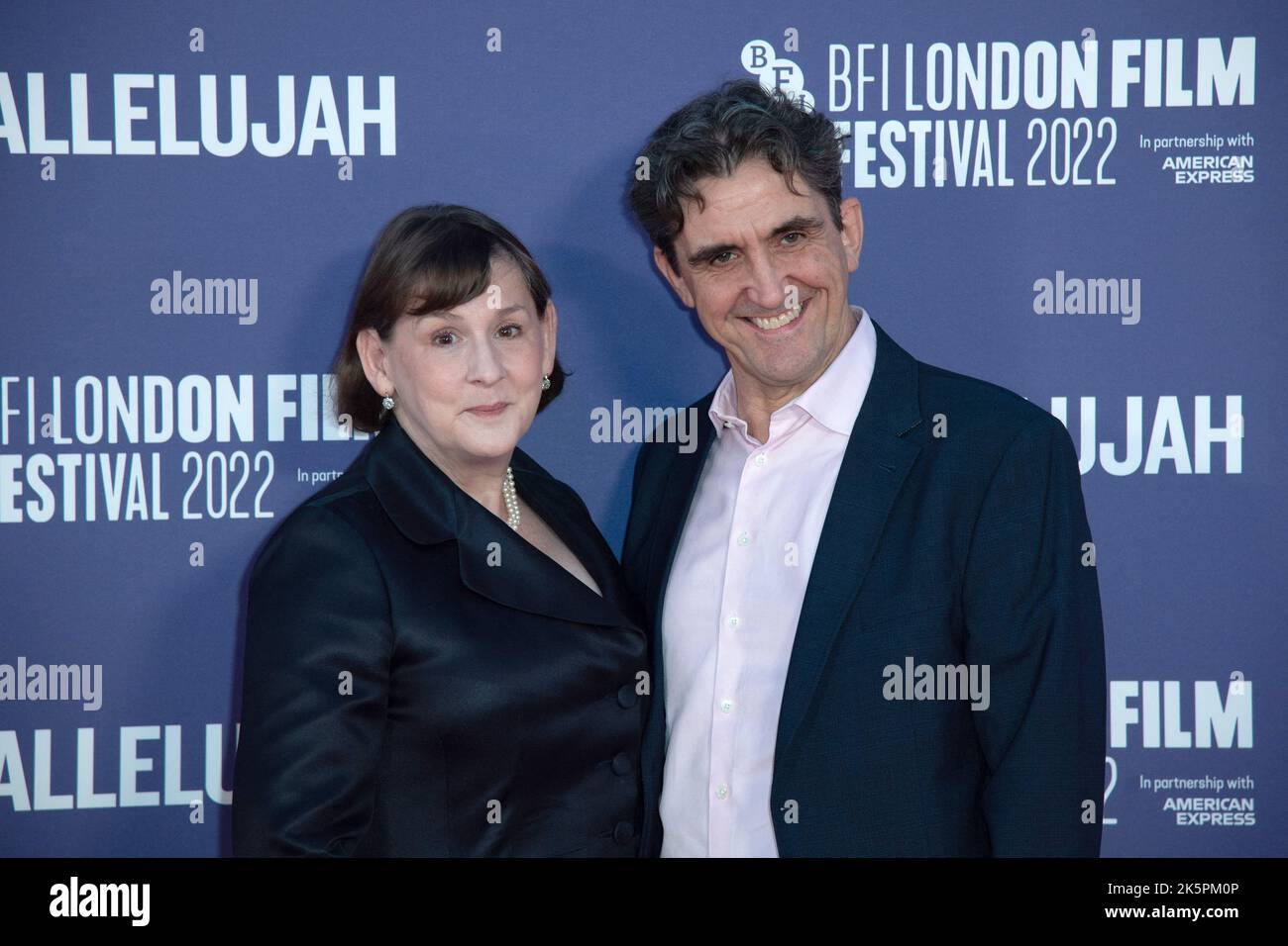 Heidi Thomas and Stephen McGann attending the Allelujah Premiere as ...