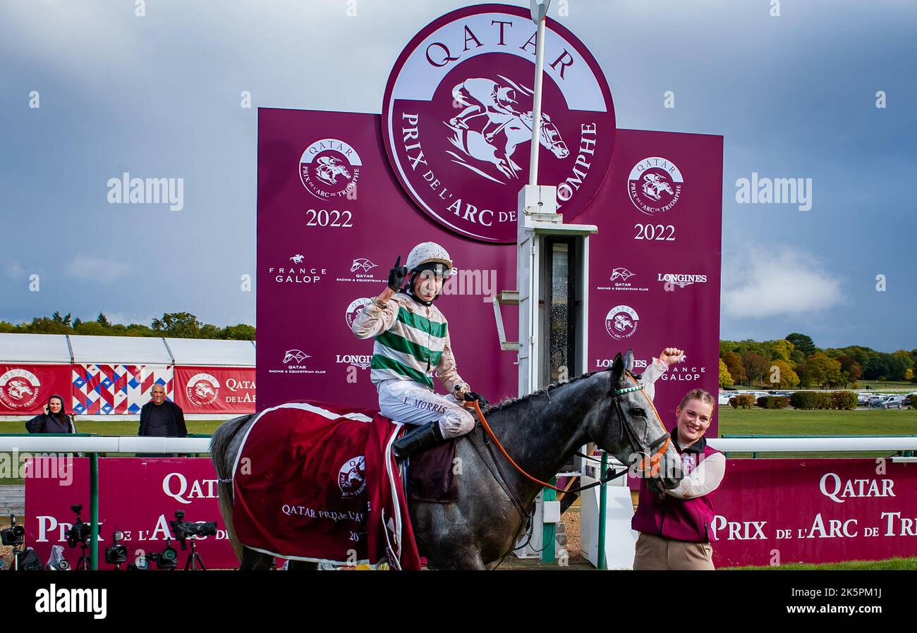 Scenes from ParisLongchamp Racecourse after Alpinista wins the 2022 ...